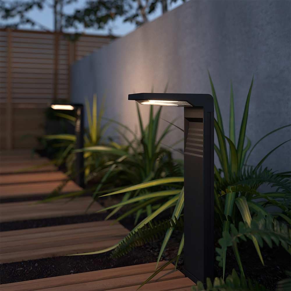 SolarCentre® Oakham Warm White Outdoor Solar Powered Bollard Light ...
