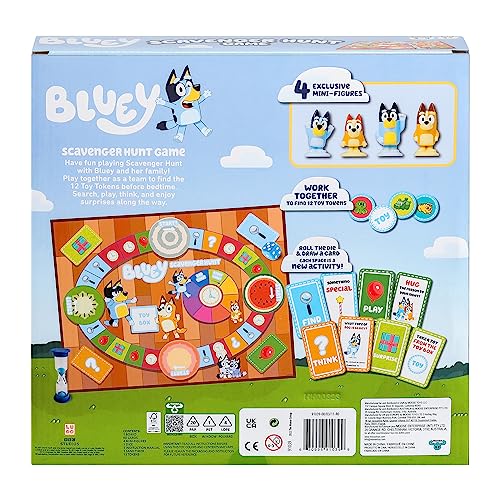 Snapklik.com : Bluey Scavenger Hunt Game A Fun Board Game Full Of Fun ...