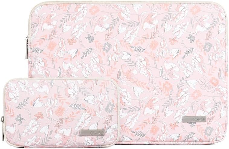 Capa Feminina Para Notebook 13/14/15,6 Polegada + Case Organizador De Cabos (Rosa(13-13,3 ...