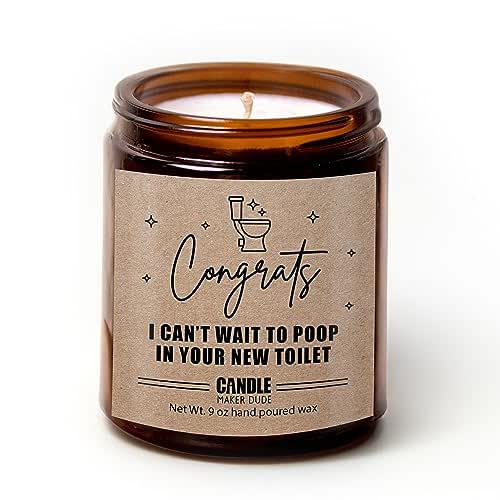 Amazon.com: Candle Maker Dude Housewarming Gift Candle, I Cant Wait To ...