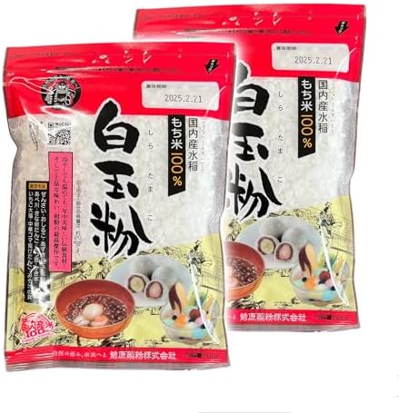 Amazon.com : Maehara Seifun Gluten-Free Mochiko, Shiratamako Rice Flour ...