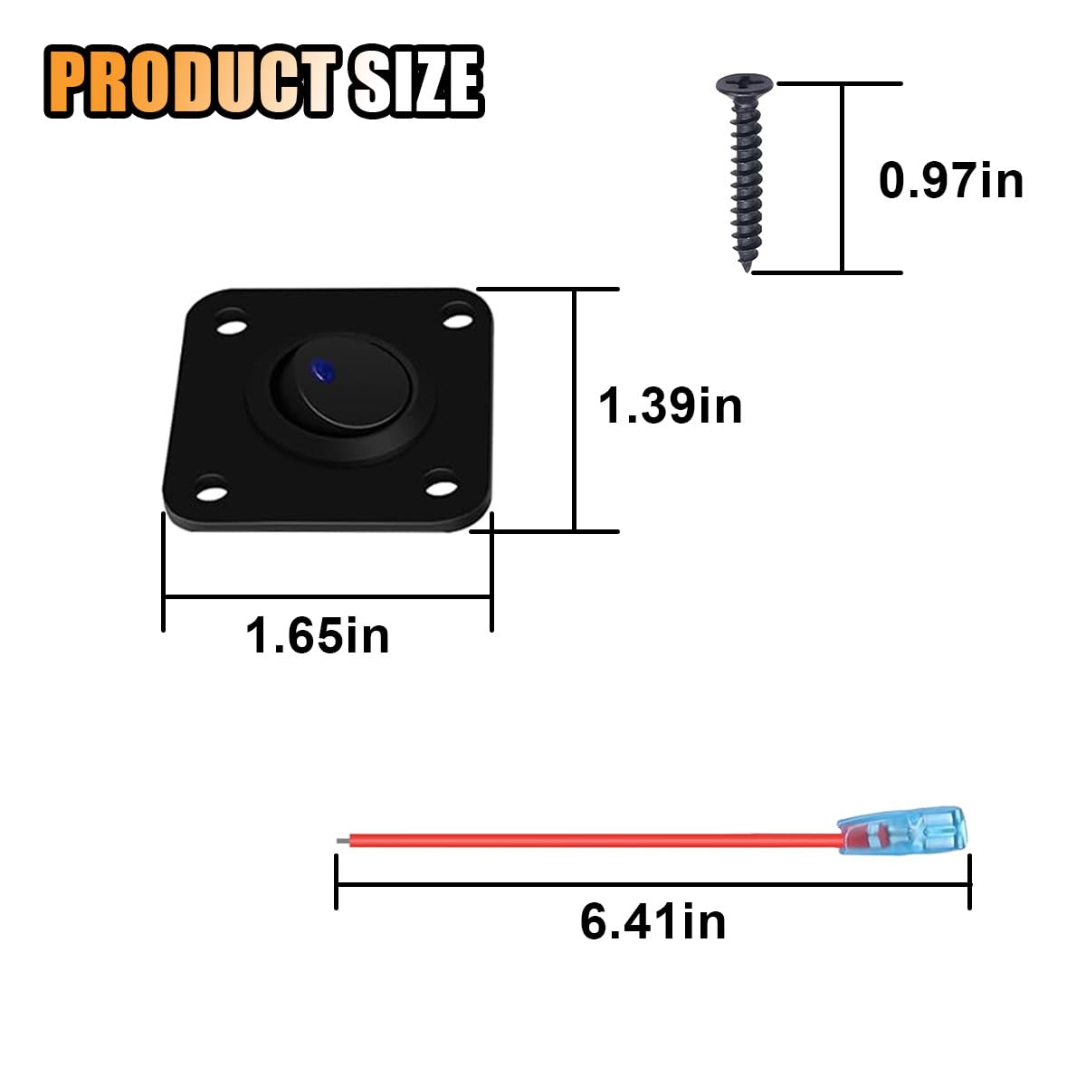 Snapklik.com : 1 Gang Rocker Toggle Switch Panel, DC 12V 20A Waterproof ...