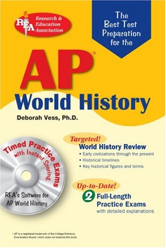 Amazon.com: AP World History w/ CD-ROM (REA) - The Best Test Prep for ...