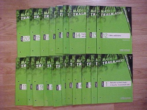 Math Trailblazers Grade 1 Unit Resource Guide Second Edition Unit 20 ...