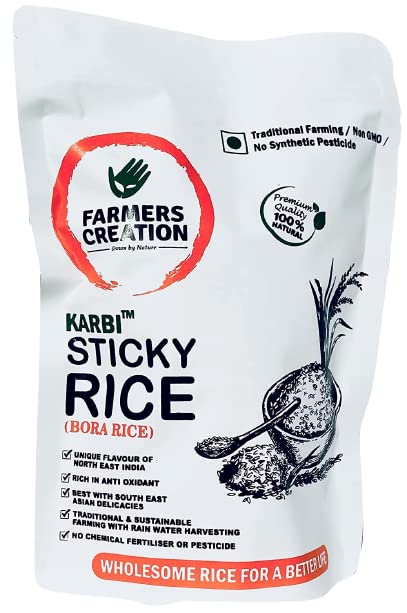 Karbi Sticky Rice⎮Bora Rice⎮Traditional Farming⎮Japanese & Korean Dish ...