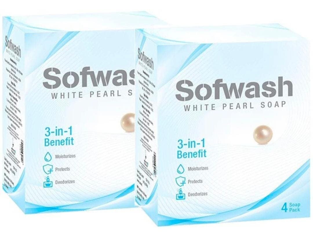 Buy TS Modicare Sofwash White Pearl Bathing Soap (4Nx75 g) Pack of 2 ...