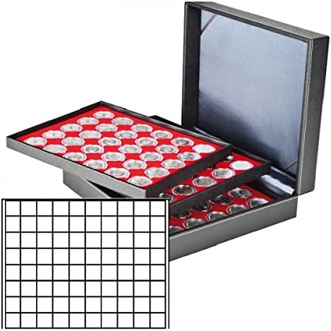 Amazon.com: Lindner 2365-2180E Coin case NERA XL with 3 trays and light ...