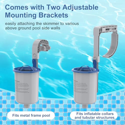 Snapklik.com : Sepetrel Above Ground Pool Surface Skimmer, Wall Mount ...