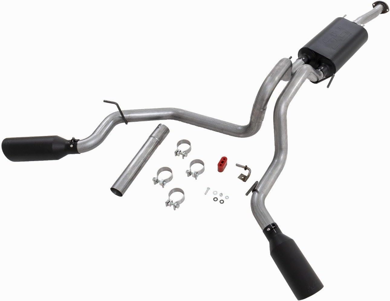 Amazon.com: Rough Country Dual Cat-Back Exhaust for 2016-2023 Toyota ...