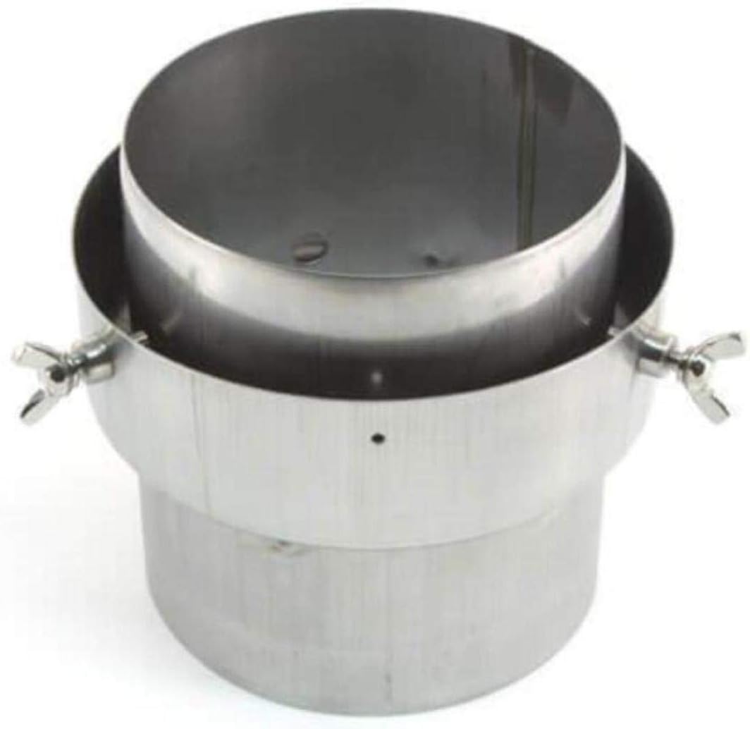 StoveMaestro 6"- 6" Flue Pipe to Flexible Flue Liner Adaptor with ...