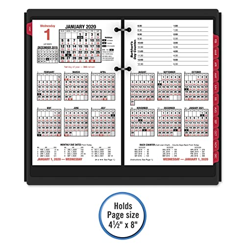 Snapklik.com : AT-A-GLANCE E21-Style Desk Calendar Base, Black, 9.38 X ...