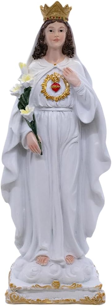 Amazon.com: 12" Tall Our Lady of America, The Immaculate Virgin Statue ...