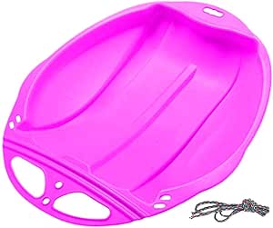 Amazon.com : Generic Snow Sled with Handles, Downhill Toboggan for Kids ...
