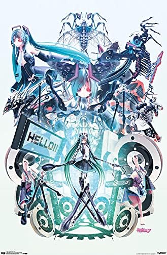 Amazon.com: Trends International Hatsune Miku - Toys Wall Poster, 22. ...