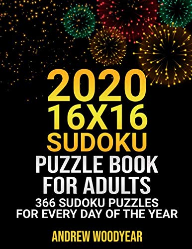 2020 16X16 Sudoku Puzzle Book For Adults: 366 16X16 Sudoku Puzzles for ...