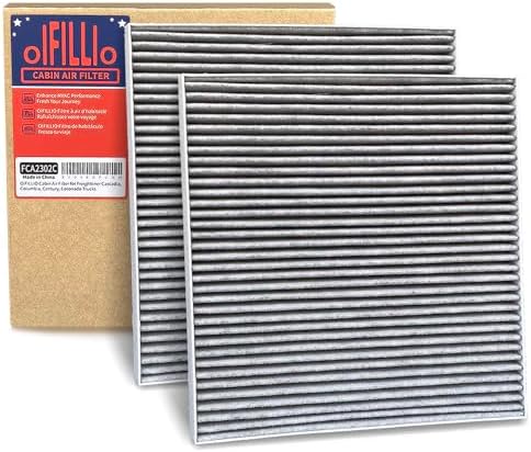 Amazon.com: 2 Pcs Cabin Air Filter Fit for Freightliner Cascadia Trucks ...
