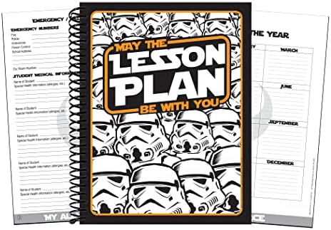 Amazon.com : Eureka Teacher Supplies Star Wars Lesson Plan Book ...