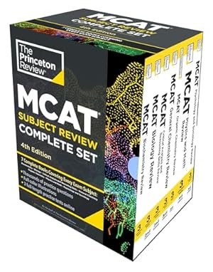 MCAT Complete 7-Book Subject Review 2025-2026, Set Includes Books ...