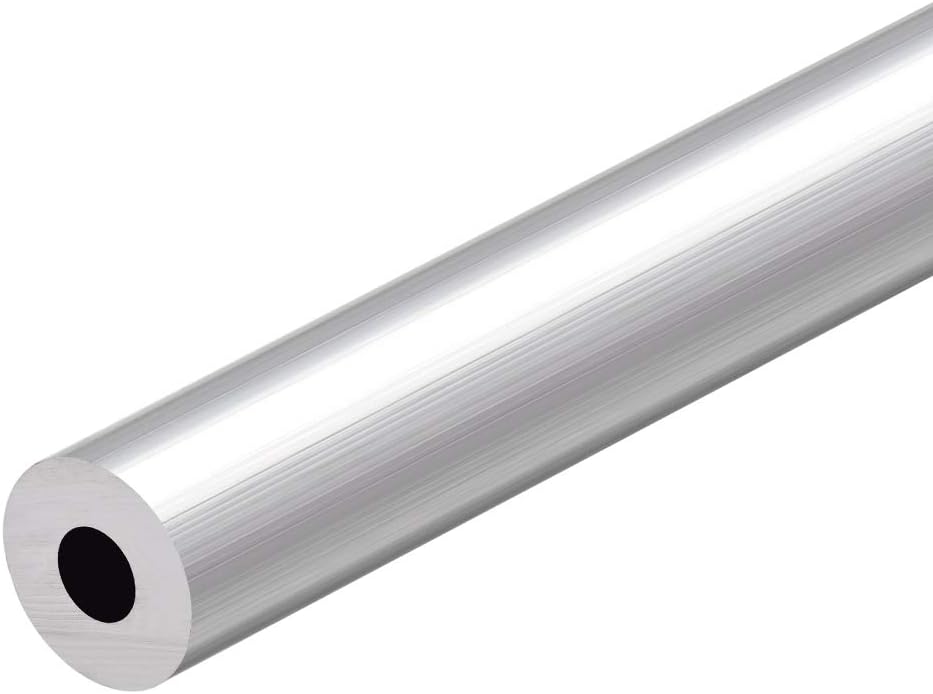 sourcing map 6063 Aluminum Round Tube, 300mm Length 17mm OD 7mm Inner ...