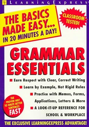 Grammar Essentials: Learning Express Editors: 9781576850626: Amazon.com ...