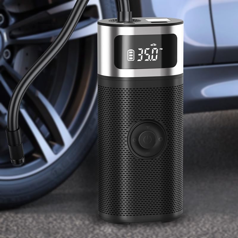 Superdrive Digital Air Compressor Premium 6000mAh, portable powerbank ...