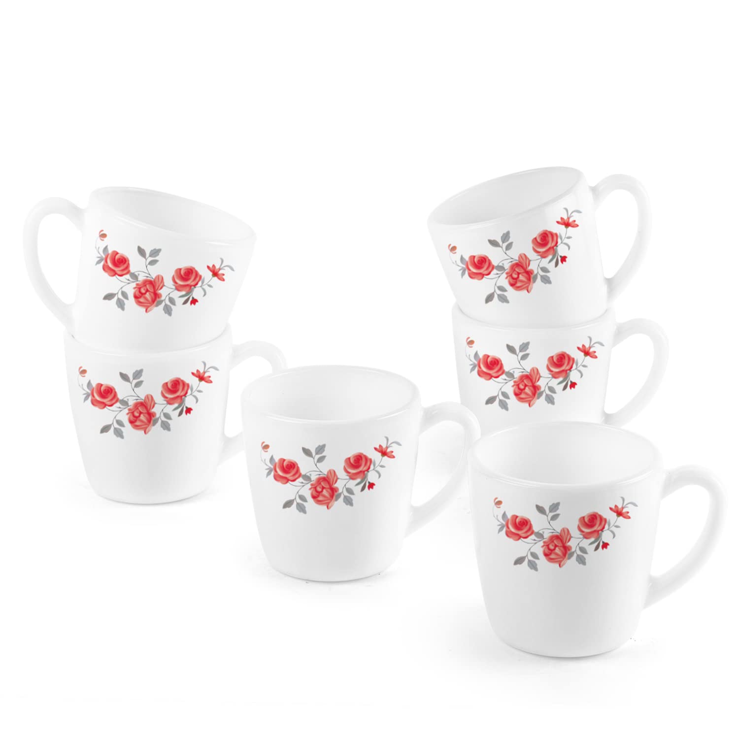 CELLO Ricca Mug 6 Pcs Set | Cups for Tea,Coffee,Espressoc| Thermal ...