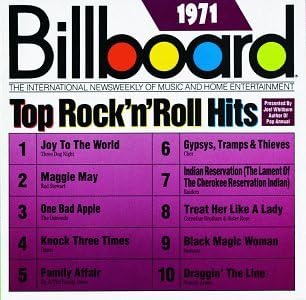 Amazon.co.jp: Billboard Top Hits: 1971: ミュージック
