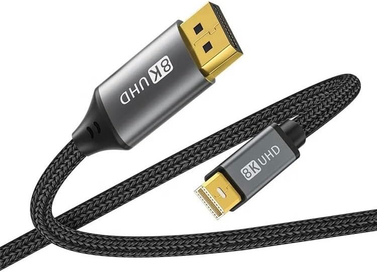 10 Fuß 8K Mini DisplayPort auf DisplayPort 1.4 Kabel 8K@60Hz, 4K@144Hz ...