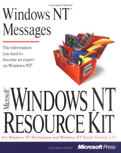 Buy Windows Nt Messages: Vol 3 (Microsoft Windows NT Resource Kit) Book ...