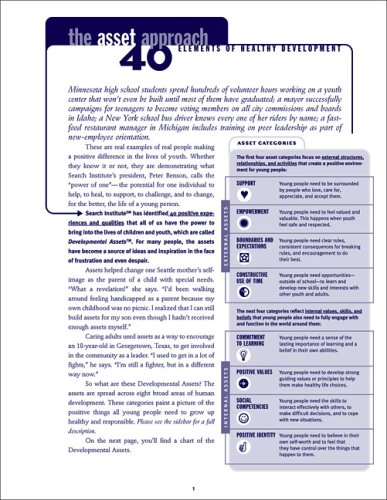 The Asset Approach: 40 Elements of Healthy Development (Pack of 20 ...