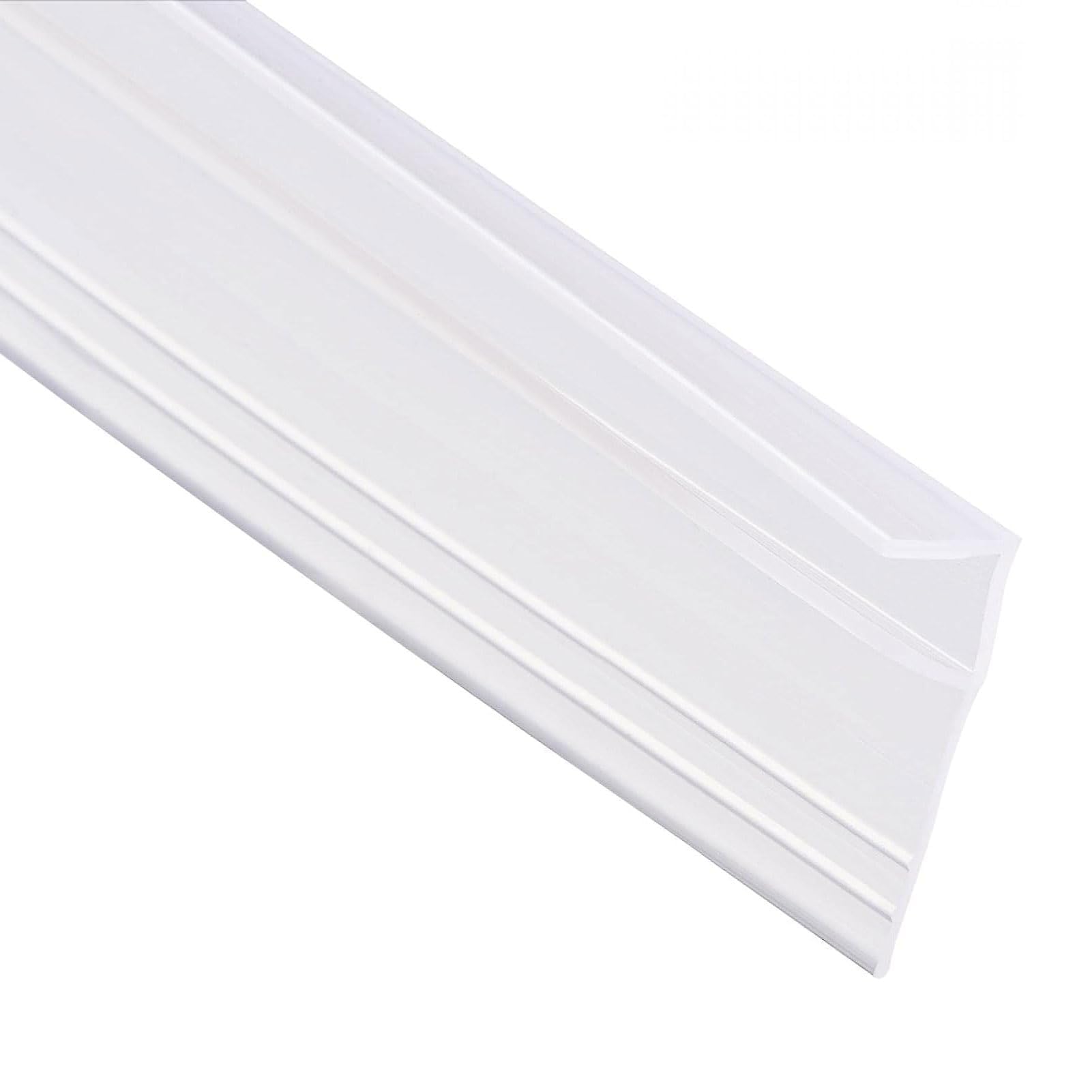 TOP-VIGOR Frameless Shower Door Seal Strip, 20mm Drip Rail - 8mm Glass ...