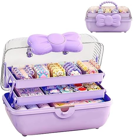 Amazon.com: GKWW Girls Hair Accessories Storage Box Bow Switch ...