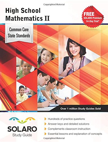 Common Core High School Mathematics II: SOLARO Study Guide (Common Core ...