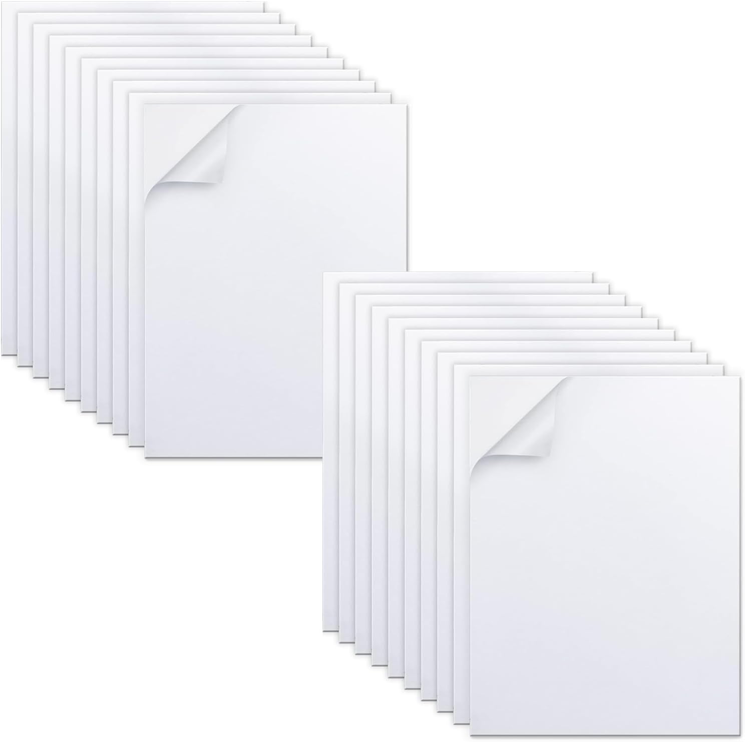 Amazon.com: MEARCOOH 20-Pack Self Adhesive Foam Sheets, White 2mm ...
