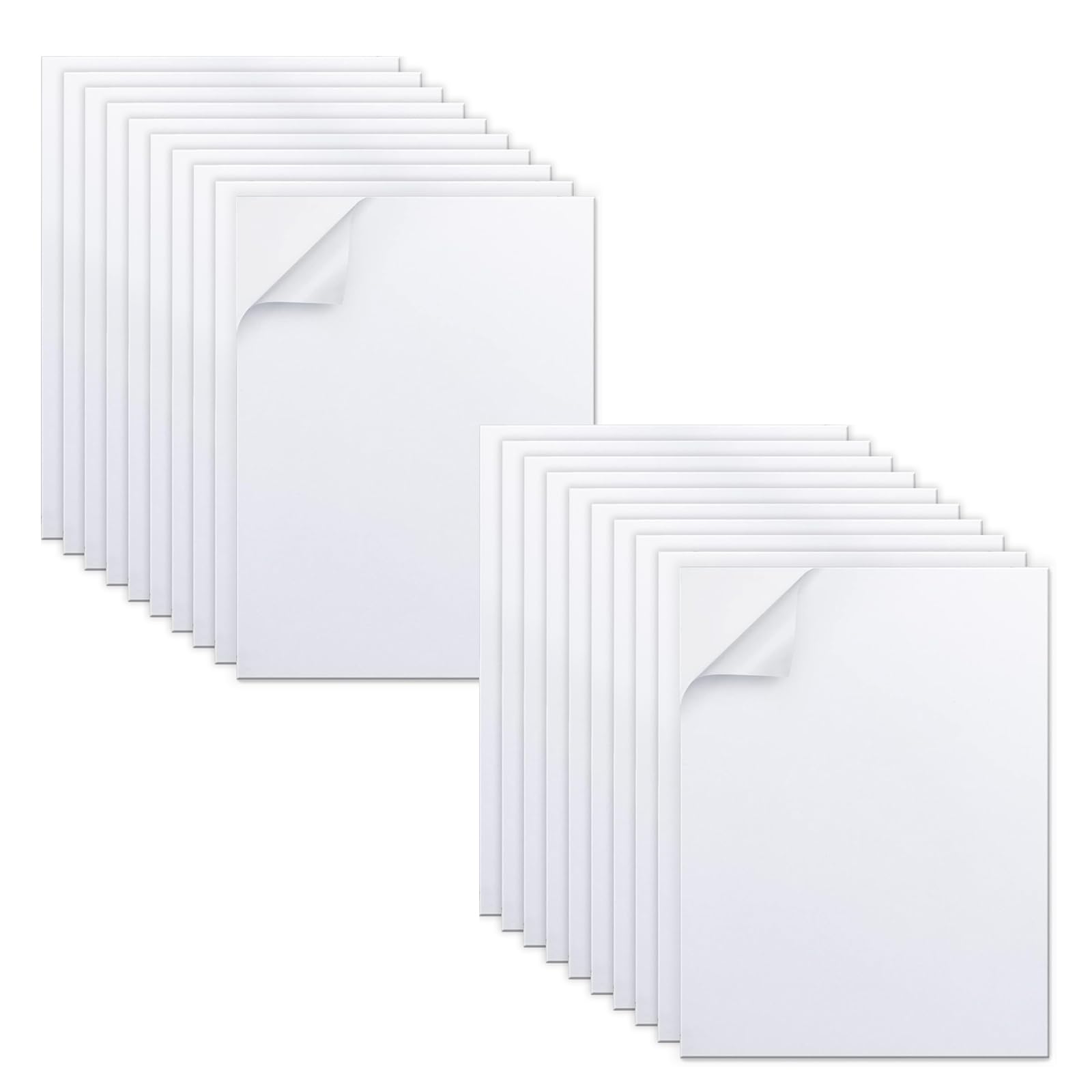Amazon.com: MEARCOOH 20-Pack Self Adhesive Foam Sheets, White 2mm ...
