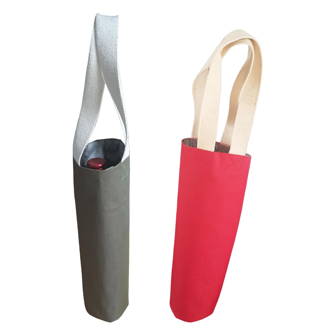 Wine Bags (6 pcs-Set) with Stylish Inner Lining Cloth - Sturdy Wine ...