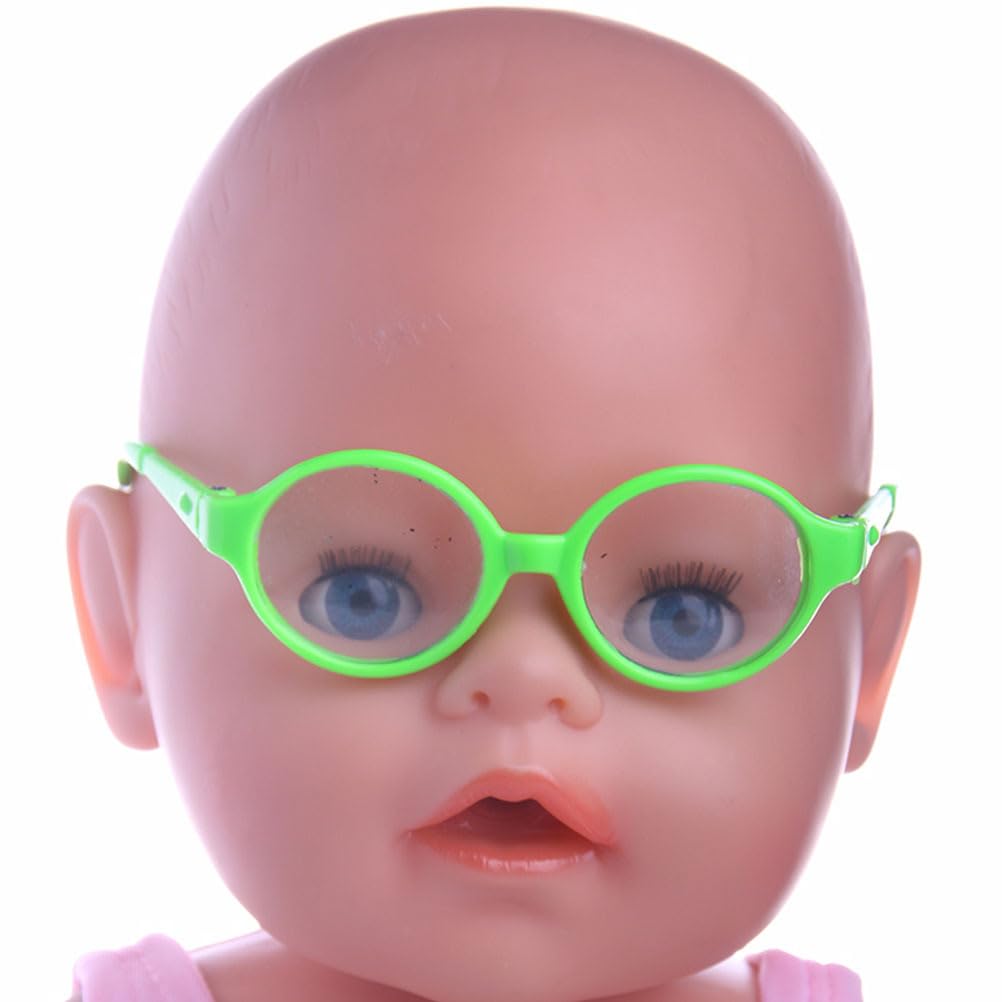 Snapklik.com : Girl Toys 3 Pairs Doll Glasses Doll Eyeglasses Miniature ...