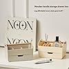 Amazon.com: Maybell Wooden Handle Storage Box with Drawer - Multi ...