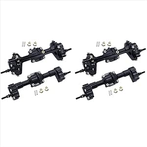 Amazon.com: RC car Front Rear axle Compatible with FMS for FCX24 1/24 ...