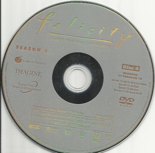 Amazon.com: Felicity Season 3 Junior Year Disc 4 Replacement Disc ...