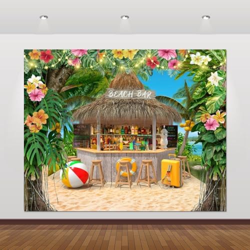 Amazon.com : Hawaiian Beach Backdrop 10x8ft Summer Tropical Hawaii ...