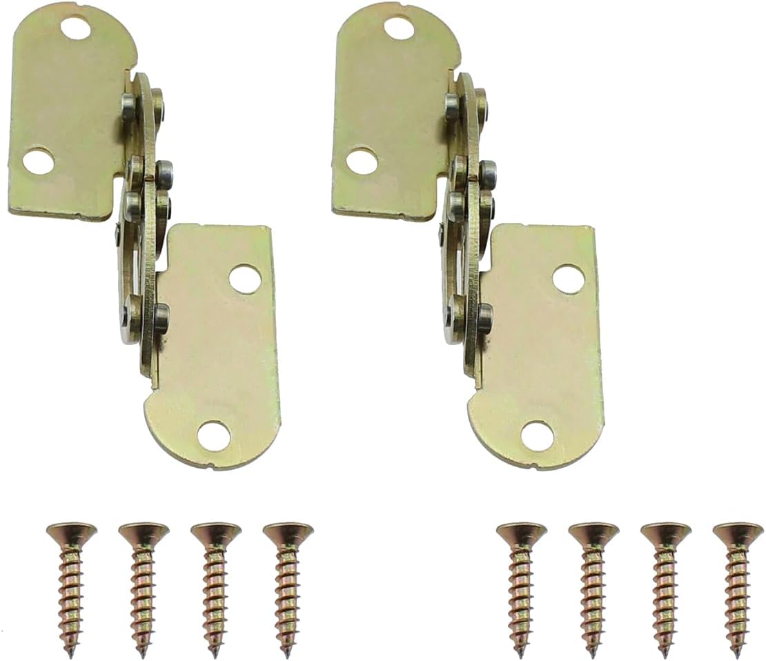 RLECS 2PCS Multi Functional 180 Degree Flip Folding Hinge Table Hinges ...
