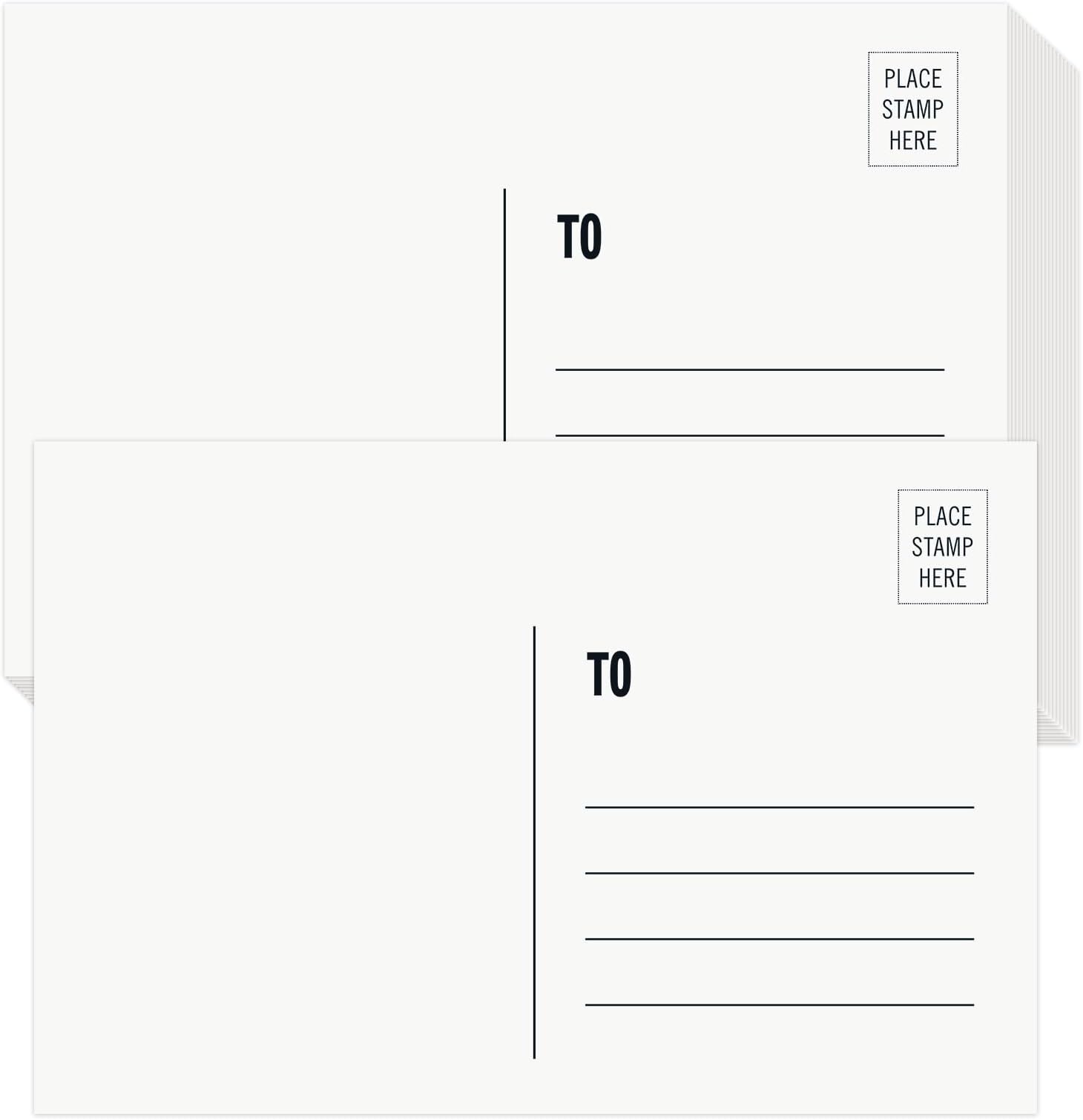 Amazon.com : Blank Postcards for Mailing 4x6, Goefun 300 GSM Printable ...