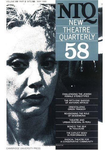 Amazon | New Theatre Quarterly 58: Volume 15, Part 2 (New Theatre ...