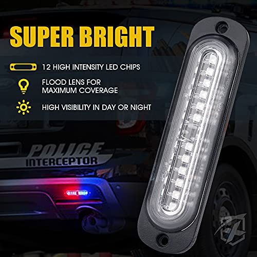 Snapklik.com : Xprite Red Blue LED Emergency Strobe Lights Kit, Surface ...