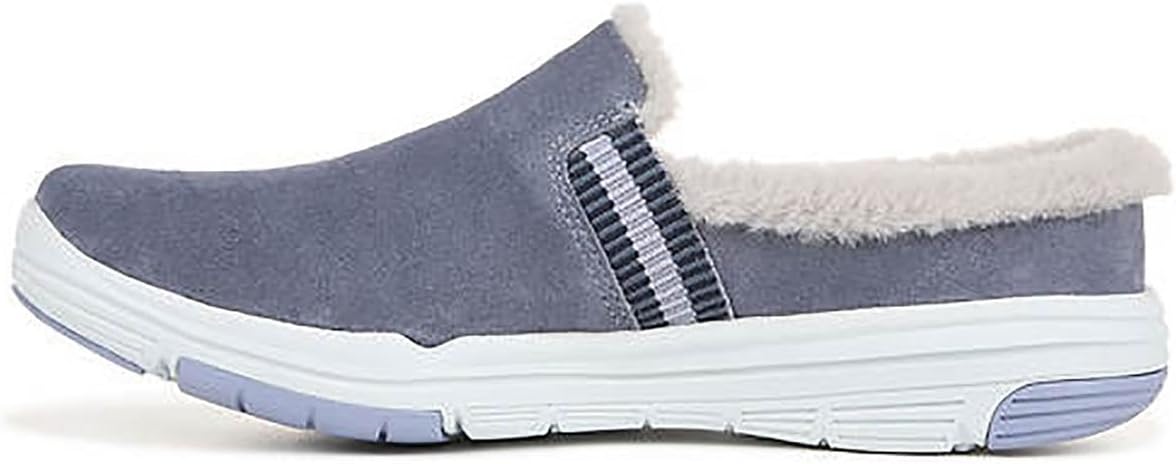 Amazon.com | Ryka Womens Alaska Slip On Mules Folk Blue 9.5 W | Mules ...