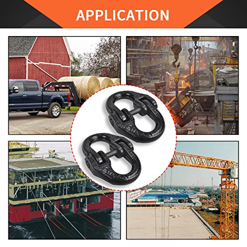 Snapklik.com : TBAPFS 1/2 Grade 80 Alloy Steel Hammerlock Coupling Link ...