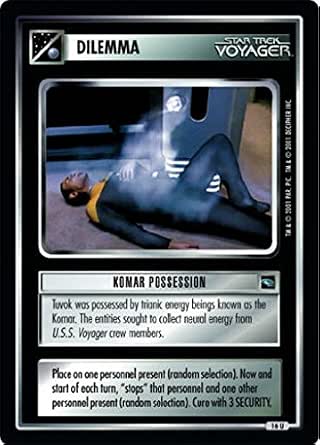 STAR TREK CCG 1E VOYAGER KOMAR POSSESSION 16U at Amazon's Entertainment ...