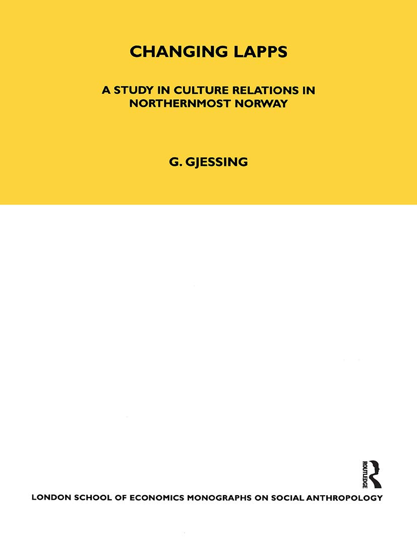 Amazon.com: Changing Lapps: A Study in Culture Relations in ...