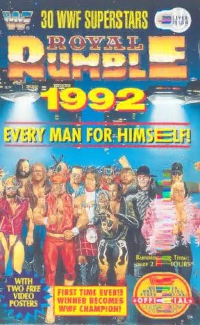 WWF: Royal Rumble 1992 [VHS] : Wrestling: Amazon.co.uk: DVD & Blu-ray
